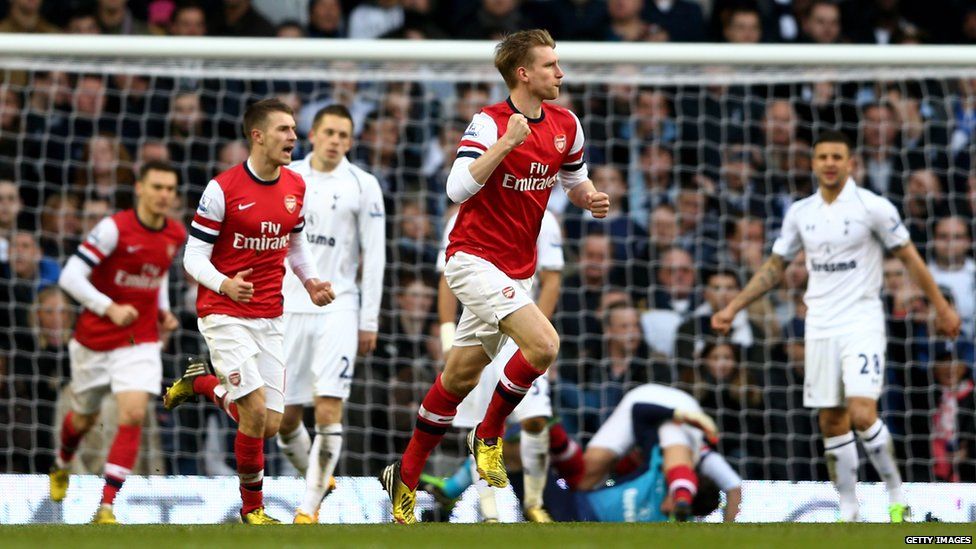 Pictures: Spurs beat Arsenal 2-1 in derby - BBC Newsround