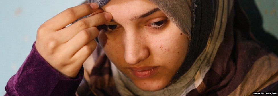 Marwa's story: 10 years since the bomb fell - BBC News