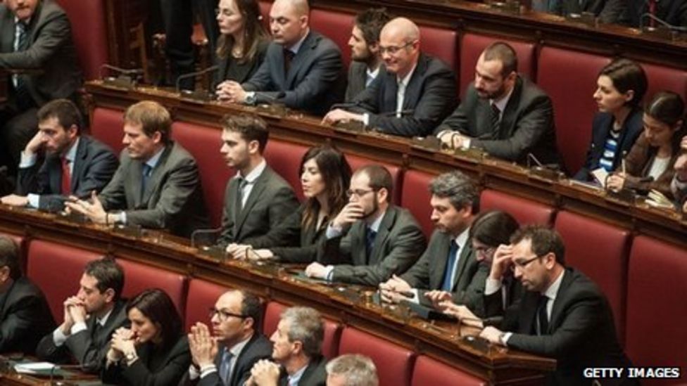 Impasse as Italy's new parliament meets for first time - BBC News