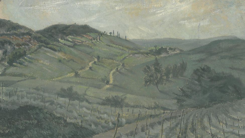 Elsi Eldridge: Art work by wife of RS Thomas on show - BBC News