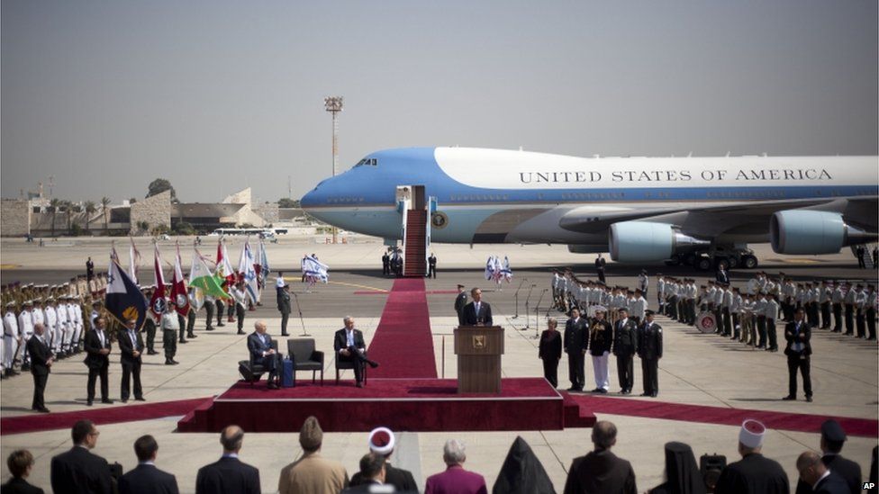 In pictures: Obama in Israel - BBC News