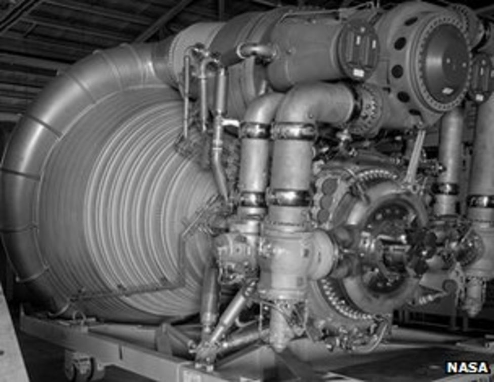 Apollo rocket engines recovered by Bezos team - BBC News