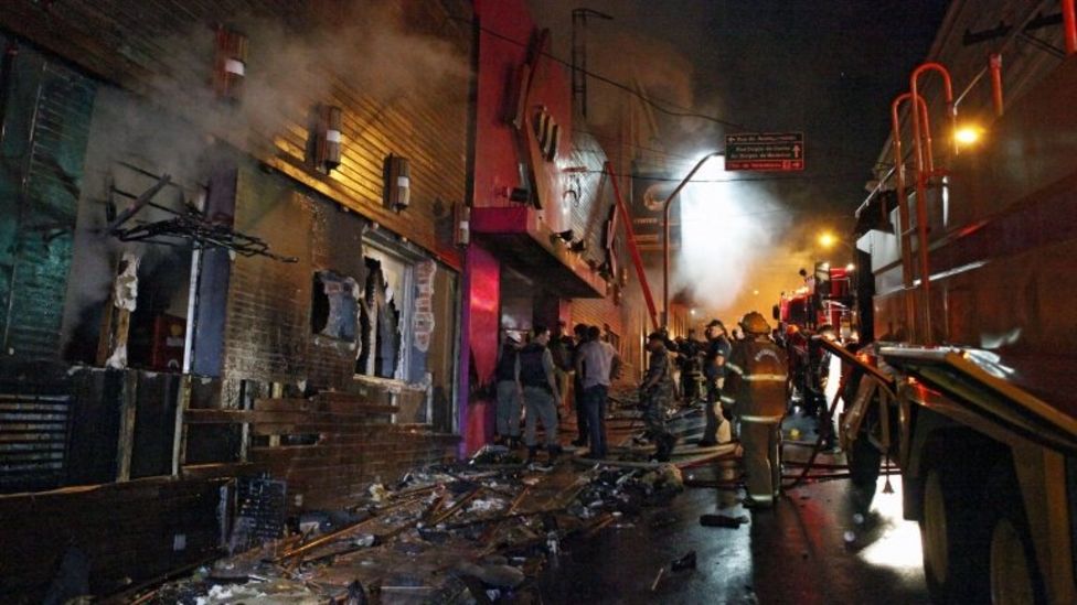 Brazil nightclub fire: Four convicted over blaze that killed 242 - BBC News