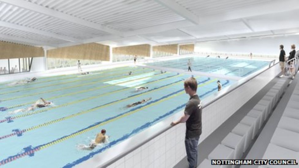 Nottinghamshire to get first 50m swimming pool - BBC News