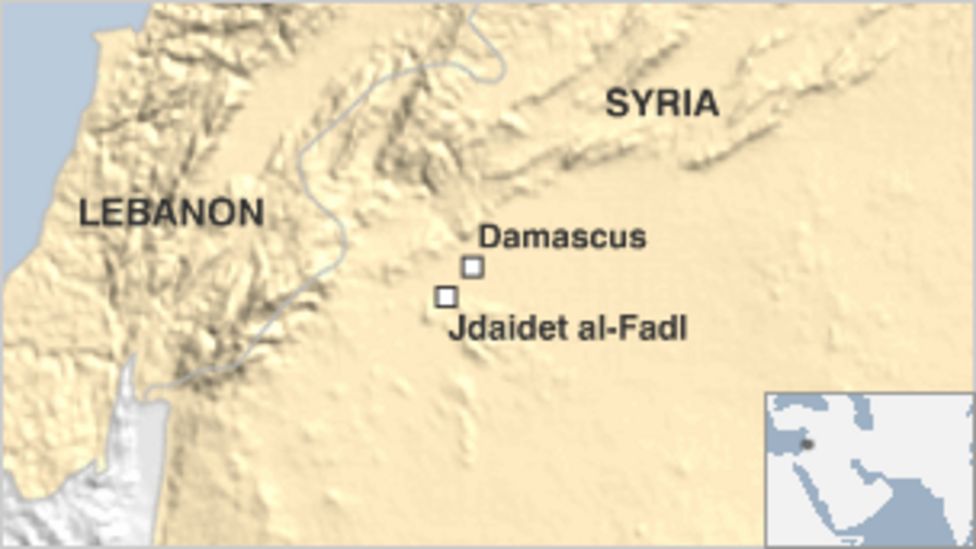 Syria army seizes Jdaidet al-Fadl 'killing dozens' - BBC News