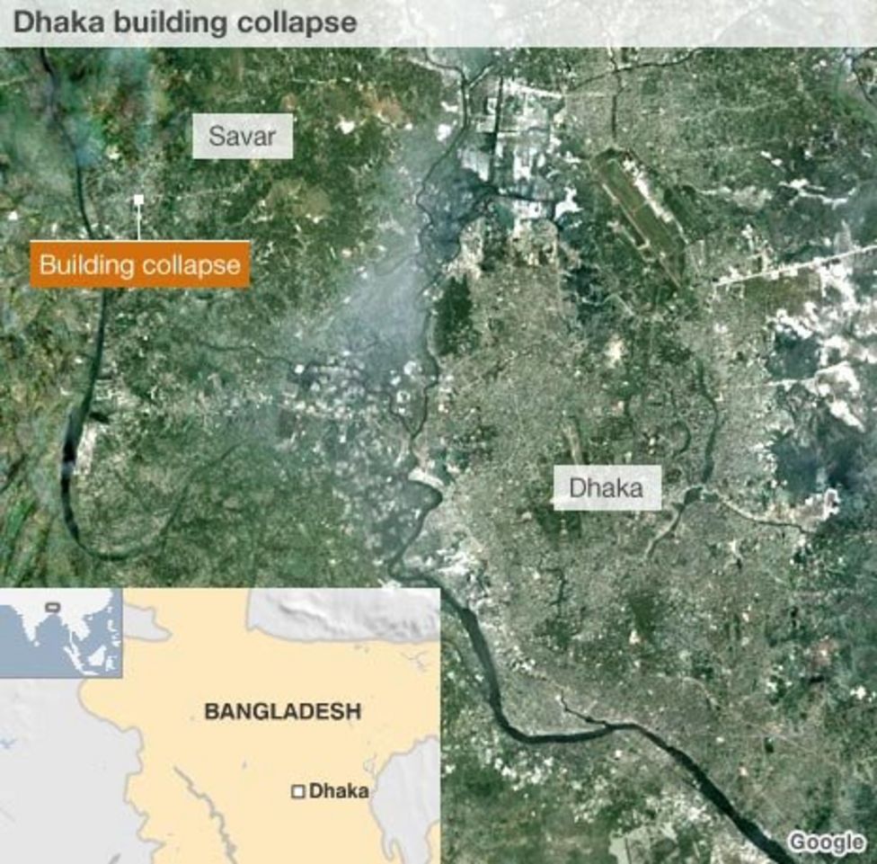 Bangladesh Dhaka building collapse leaves 87 dead - BBC News