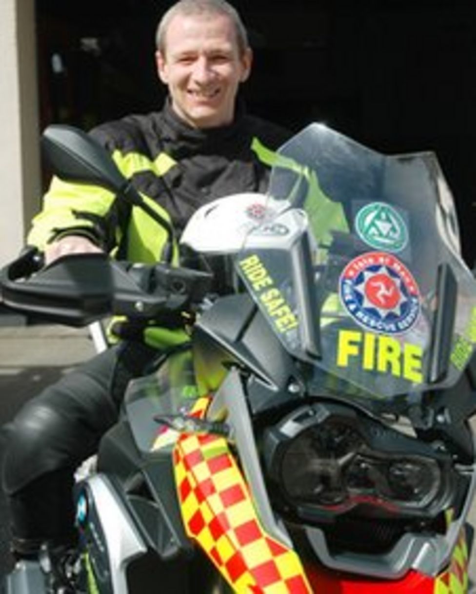 Isle of Man Fire Bike safety campaign launched - BBC News