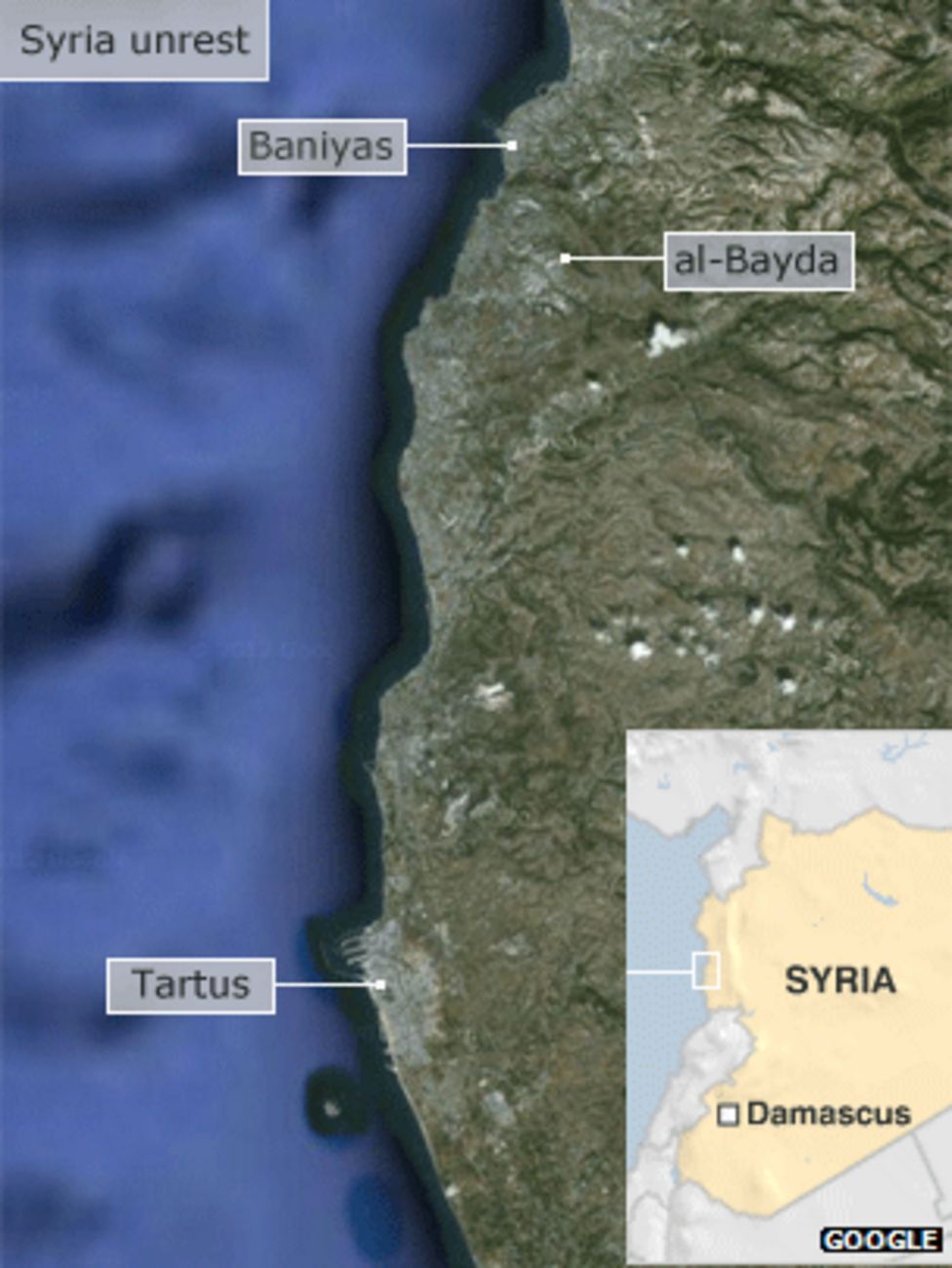 Syrians flee 'massacres' in Baniyas and al-Bayda - BBC News