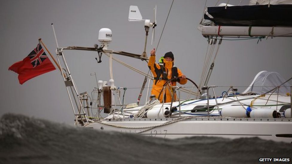 Gerry Hughes becomes first deaf person to sail round the world - BBC News
