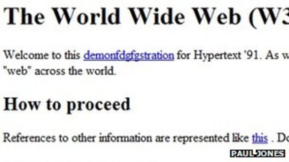 Online appeal unearths historic web page - BBC News