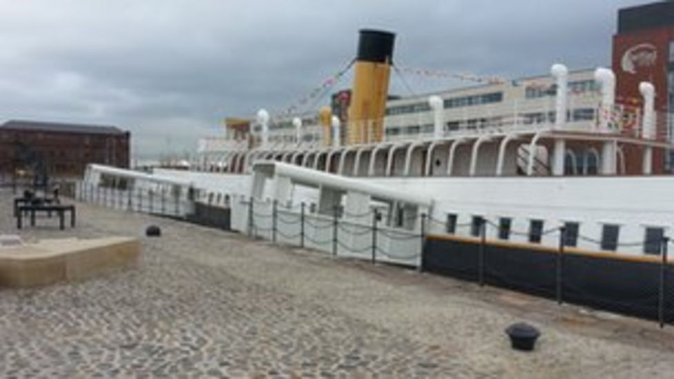 Restoration finishes on Titanic-linked SS Nomadic ship - BBC News