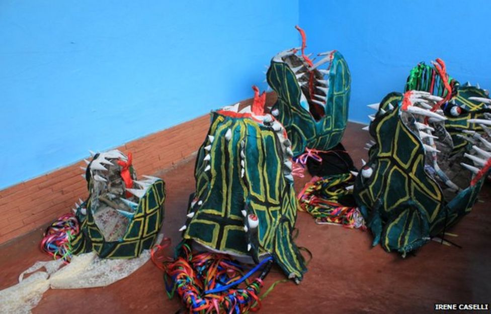 Venezuela's dancing devils - BBC News