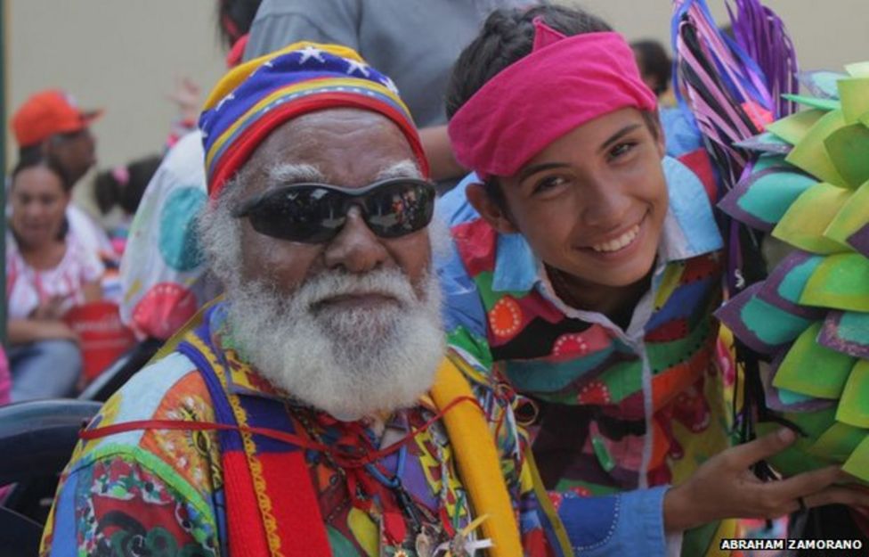 Venezuela's dancing devils - BBC News