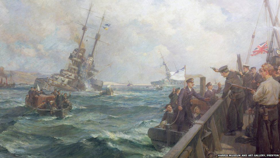 In Pictures: Bernard Gribble marine paintings at Poole Museum - BBC News