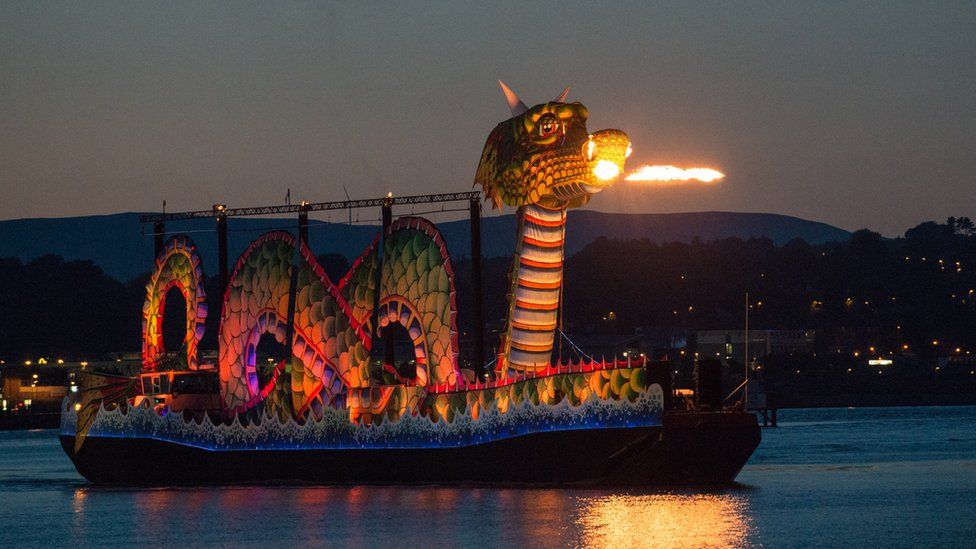 In Pictures: The Return of Colmcille - BBC News