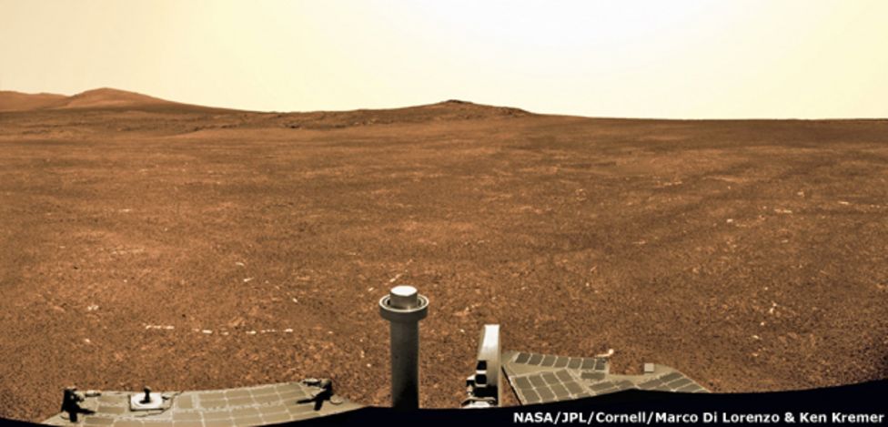 Old Opportunity Mars rover makes rock discovery - BBC News