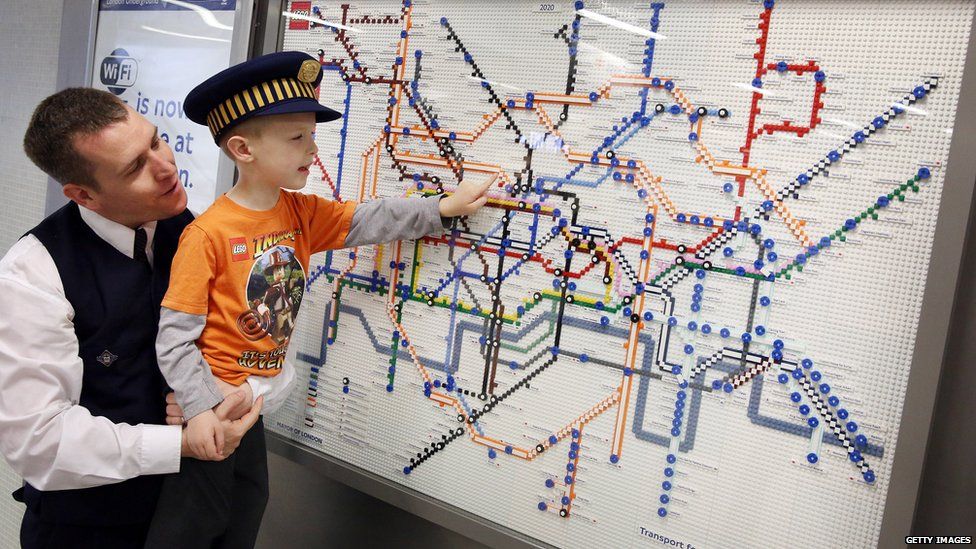 Lego Tube map to celebrate 150 years of London Underground - BBC News