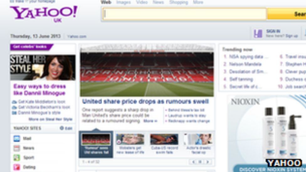 Yahoo files patent for social influence-based advertising - BBC News