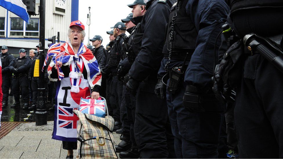 G8 Summit Pictures Of Protest March In Belfast Bbc News