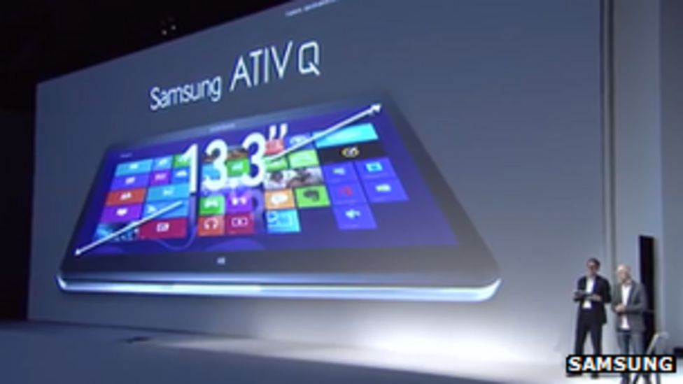 Samsung Ativ Q tablet runs both Windows 8 and Android - BBC News