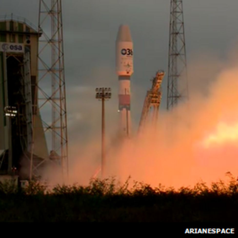 Lift-off for O3b satellite network - BBC News