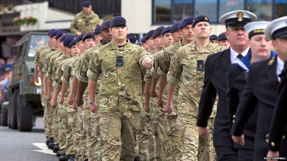 In pictures: Inverness Armed Forces Day - BBC News