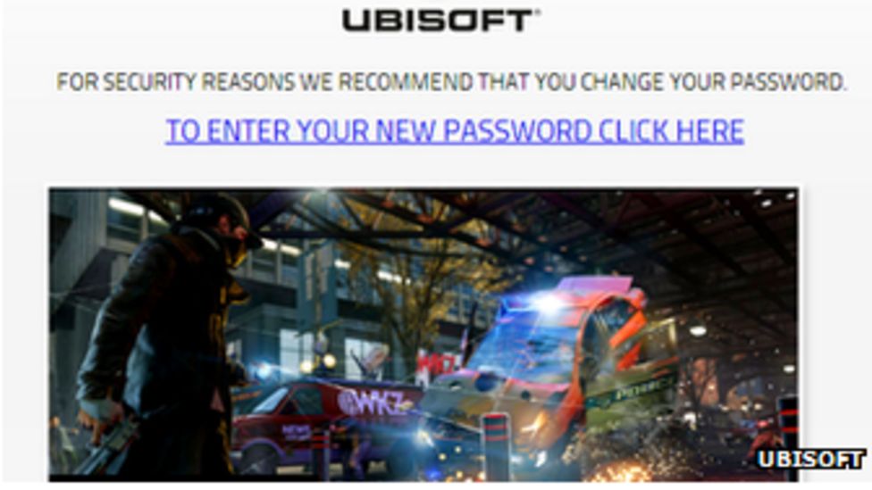 Ubisoft warns millions of video gamers of hack attack - BBC News