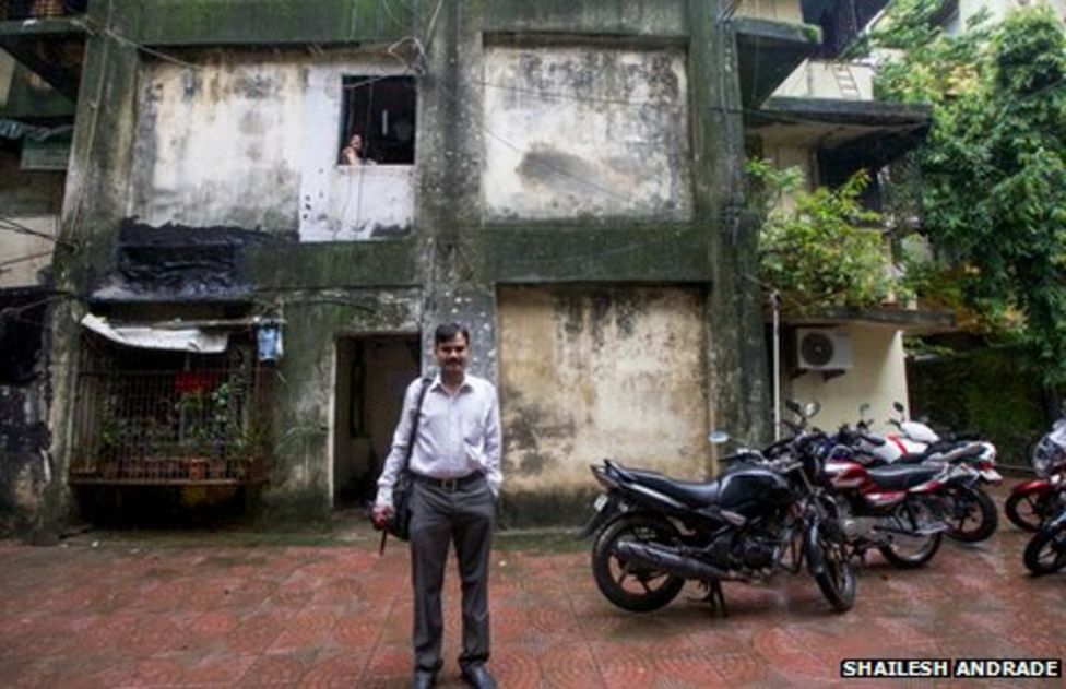 Why people live in Mumbai's dangerous buildings - BBC News
