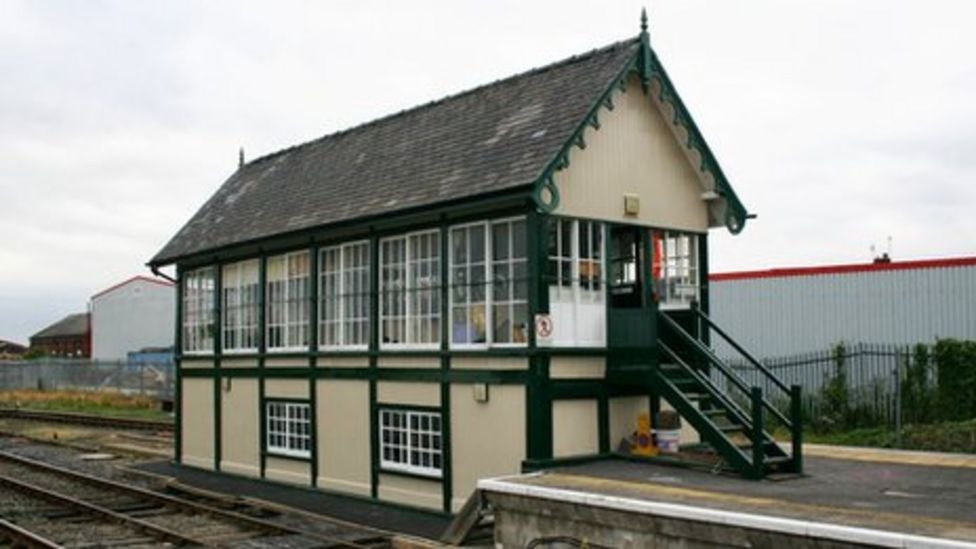 Railway signal boxes granted Grade II listed status - BBC News