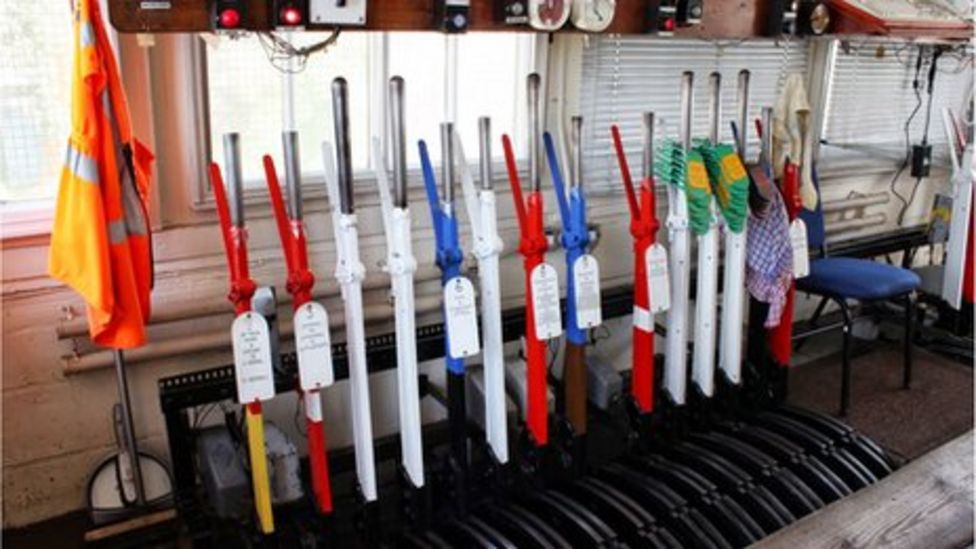 Railway signal boxes granted Grade II listed status - BBC News