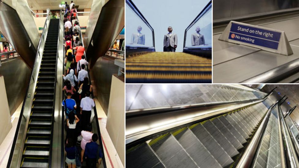 Escalator etiquette: The dos and don'ts - BBC News