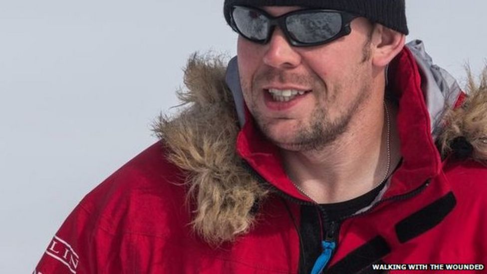 Double amputee Duncan Slater to give South Pole race talk - BBC News