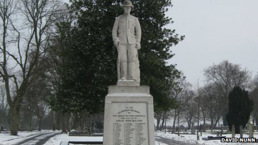 Tribute to Nottinghamshire's WWI fallen men and women - BBC News