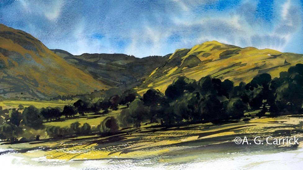 Prince of Wales' watercolour paintings on display - BBC News