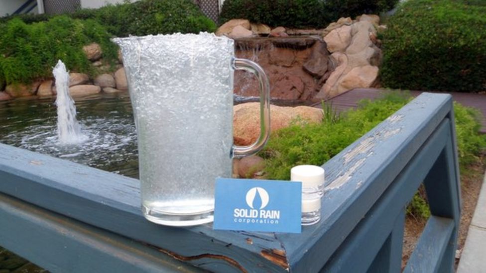 Can 'powdered rain' make drought a thing of the past? - BBC News