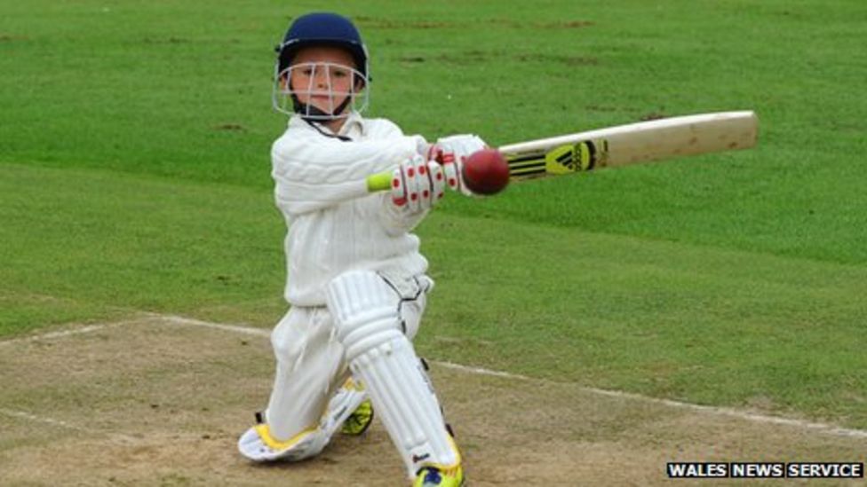 Cricket-mad Harrison Parsons, six, outscores his dad for Abercarn club ...