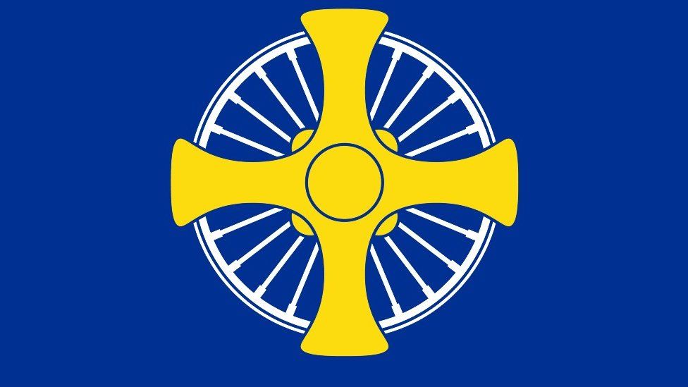 In pictures: County Durham flag designs unveiled - BBC News