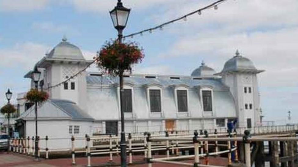Revamped Penarth pier pavilion opens doors again - BBC News