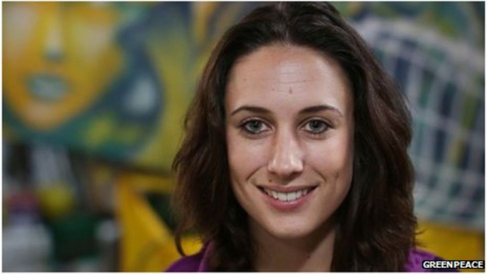 Greenpeace: Arctic Sunrise activist Alex Harris texts 'I'm safe' - BBC News