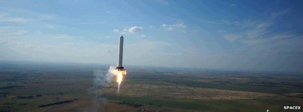 Updated SpaceX Falcon rocket blasts off - BBC News