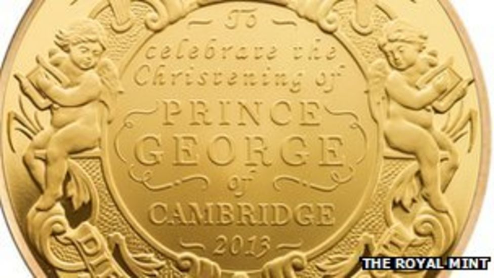 Prince George coins cost up to £50,000, says the Royal Mint - BBC News
