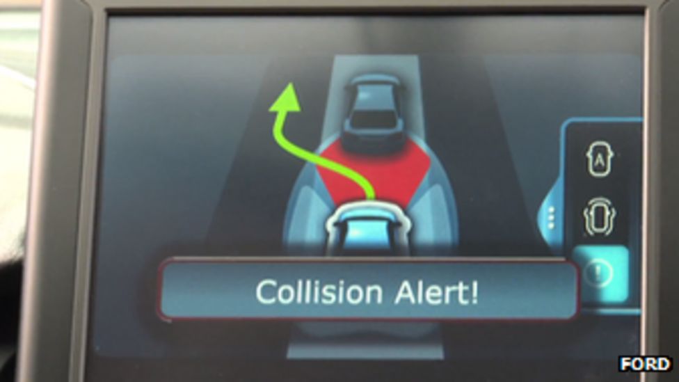 Ford car takes control of steering to avoid collisions - BBC News