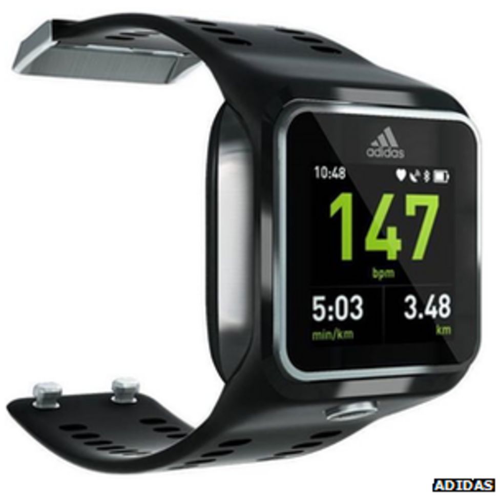 Adidas Micoach smartwatch has heart-rate sensor - BBC News