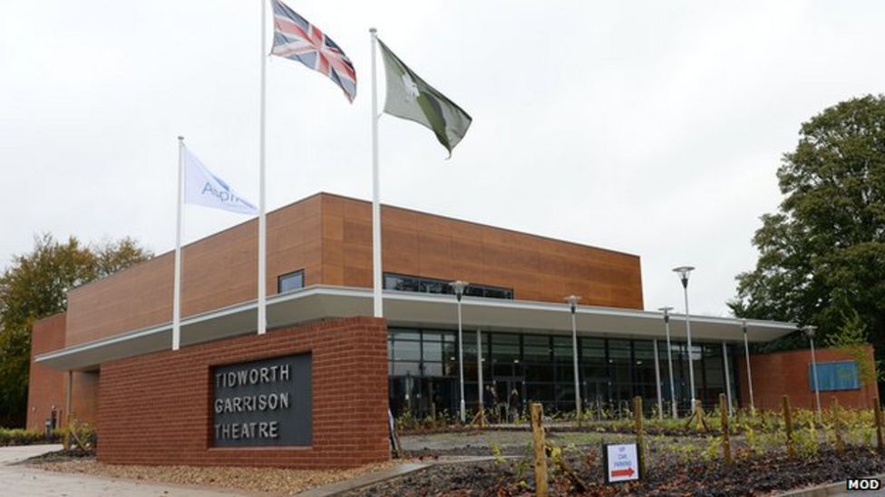New Tidworth Garrison Theatre opens after redevelopment - BBC News