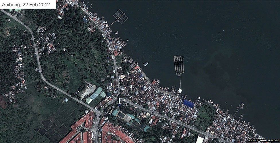 Typhoon Haiyan: Before and after the storm - BBC News