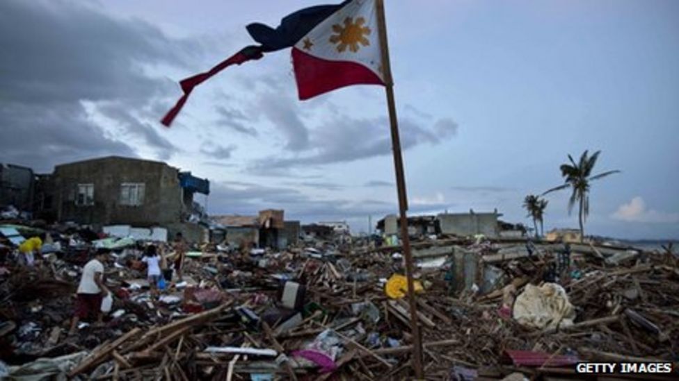 Philippines typhoon: Aid effort gathers pace - BBC News