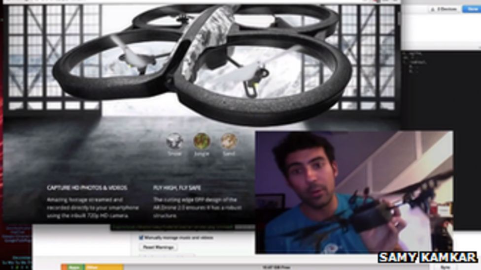 Parrot drones 'vulnerable to flying hack attack' - BBC News