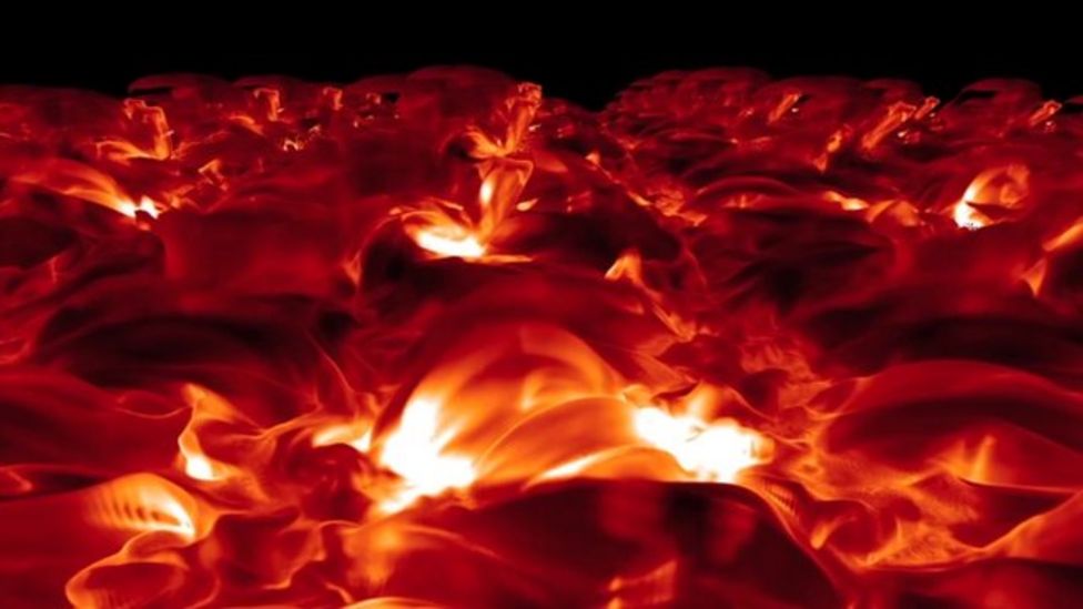Sun's sizzling X-rays photographed from space - BBC News