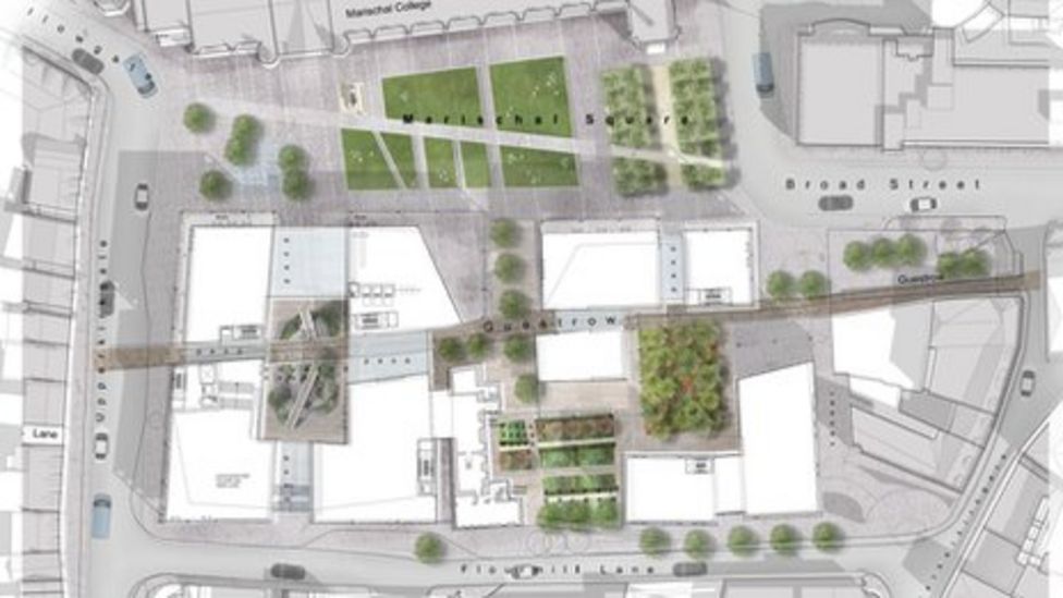 Breakdown of Marischal Square exterior building materials revealed ...