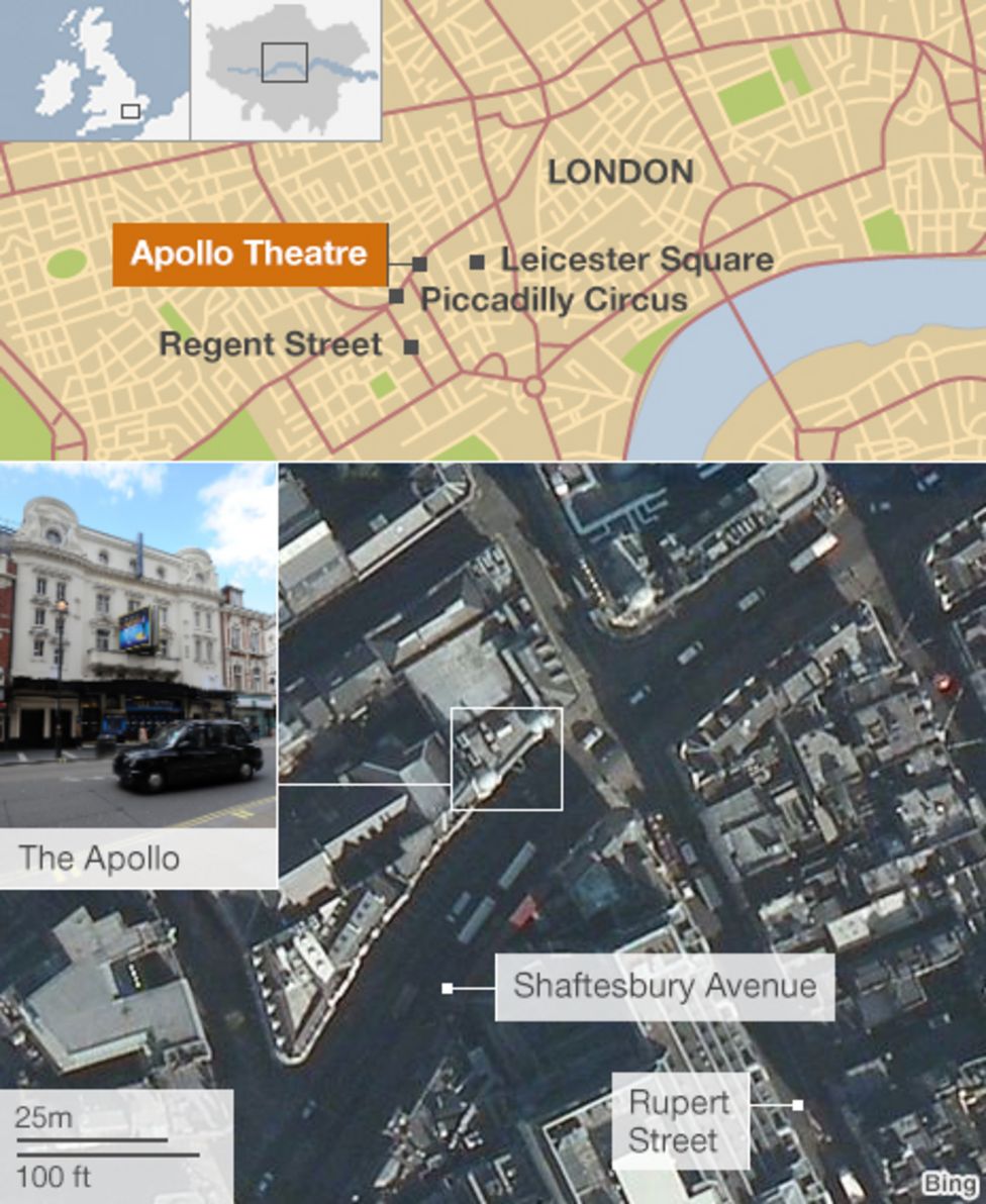 Apollo Theatre collapse: 'Fortunate more people not hurt' - BBC News